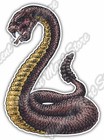 Rattlesnake Venomous Snake Reptile Venom Car Bumper Vinyl Sticker Decal ...