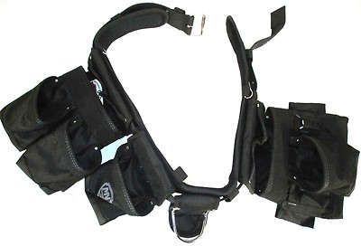 McGuire-Nicholas 5 Piece 13 Pocket Toolbelt Rig Tool Belt Fits Up 50 ...