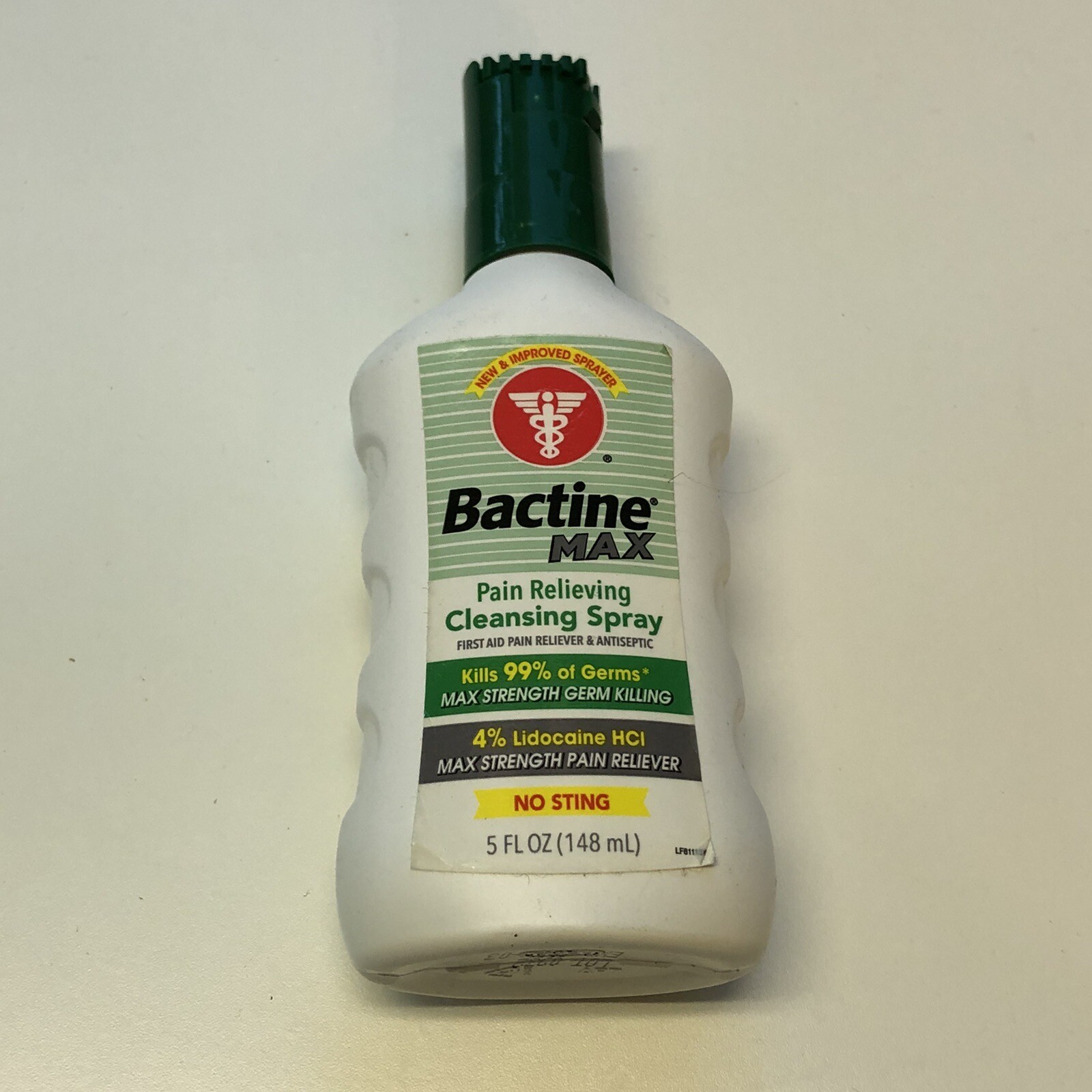 Bactine MAX Pain Relieving Cleansing Spray 5oz No Sting Lot Of 5 ...