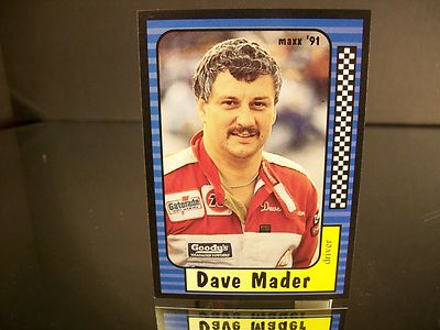 Rare Dave Mader Maxx Race Cards 1991 Card #146 | eBay