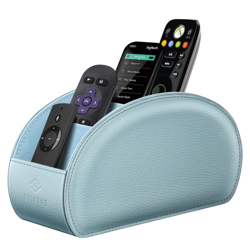 TV Remote Control Holder Leather Caddy Office Desktop Organizer 5 ...