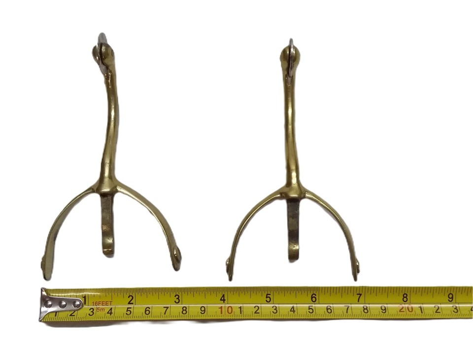 Swan Neck Spurs Long British Army / Military Officers & Soldiers Parade ...