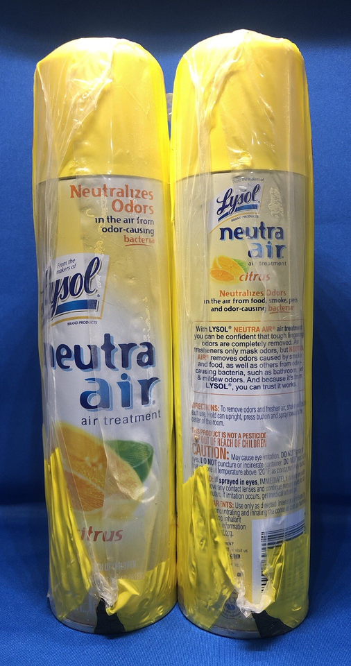 Lot Of 3 New still sealed LYSOL NEUTRA AIR Citrus Air Treatment 30 oz ...