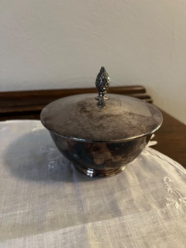 Small Vintage Covered SilverPlate Bowl | eBay
