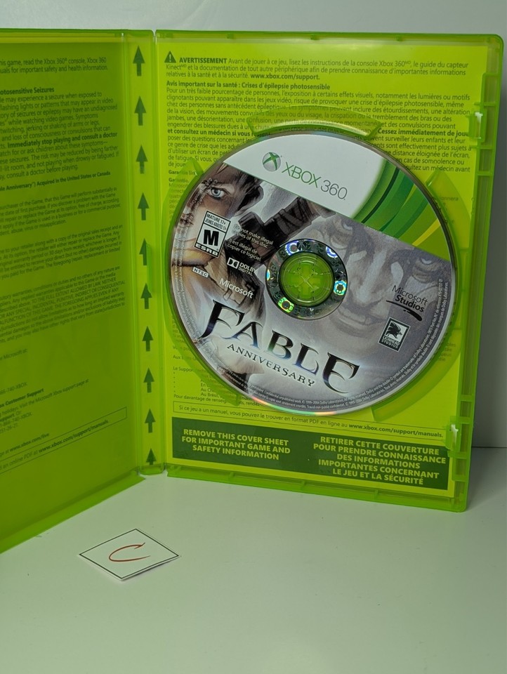 Fable Anniversary (Microsoft Xbox 360, 2014) Game Disc and Case | eBay