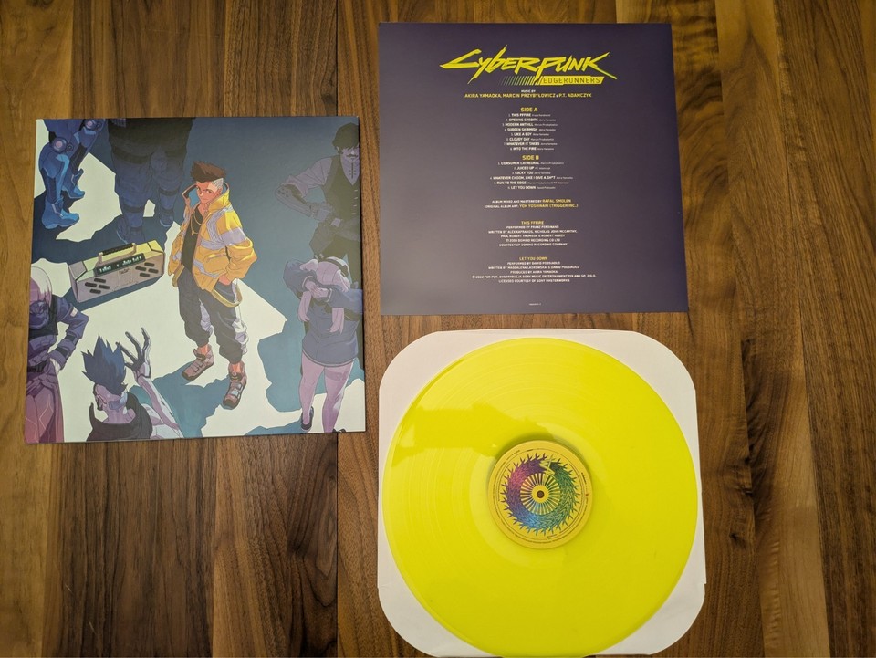 Cyberpunk Edgerunners Original Series Soundtrack Yellow Vinyl | eBay