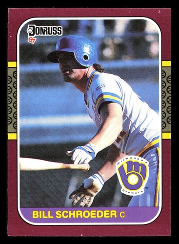 Bill Schroeder 1987 Donruss Opening Day #49 Milwaukee Brewers BUY3GET1FREE | eBay