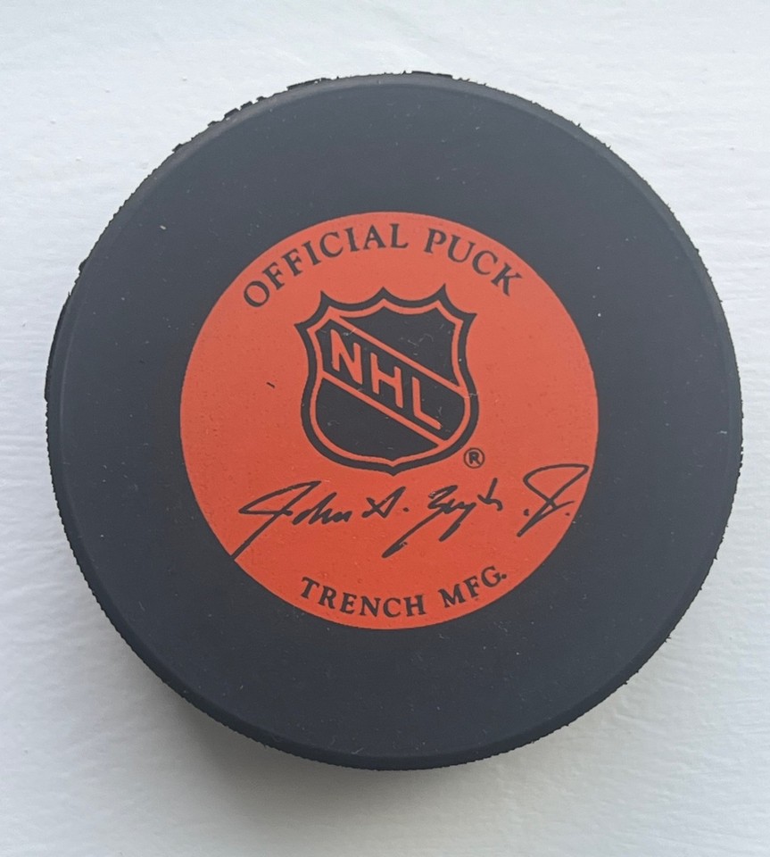 Adam Graves Autographed NY Rangers Official NHL Puck - Nice Neat ...