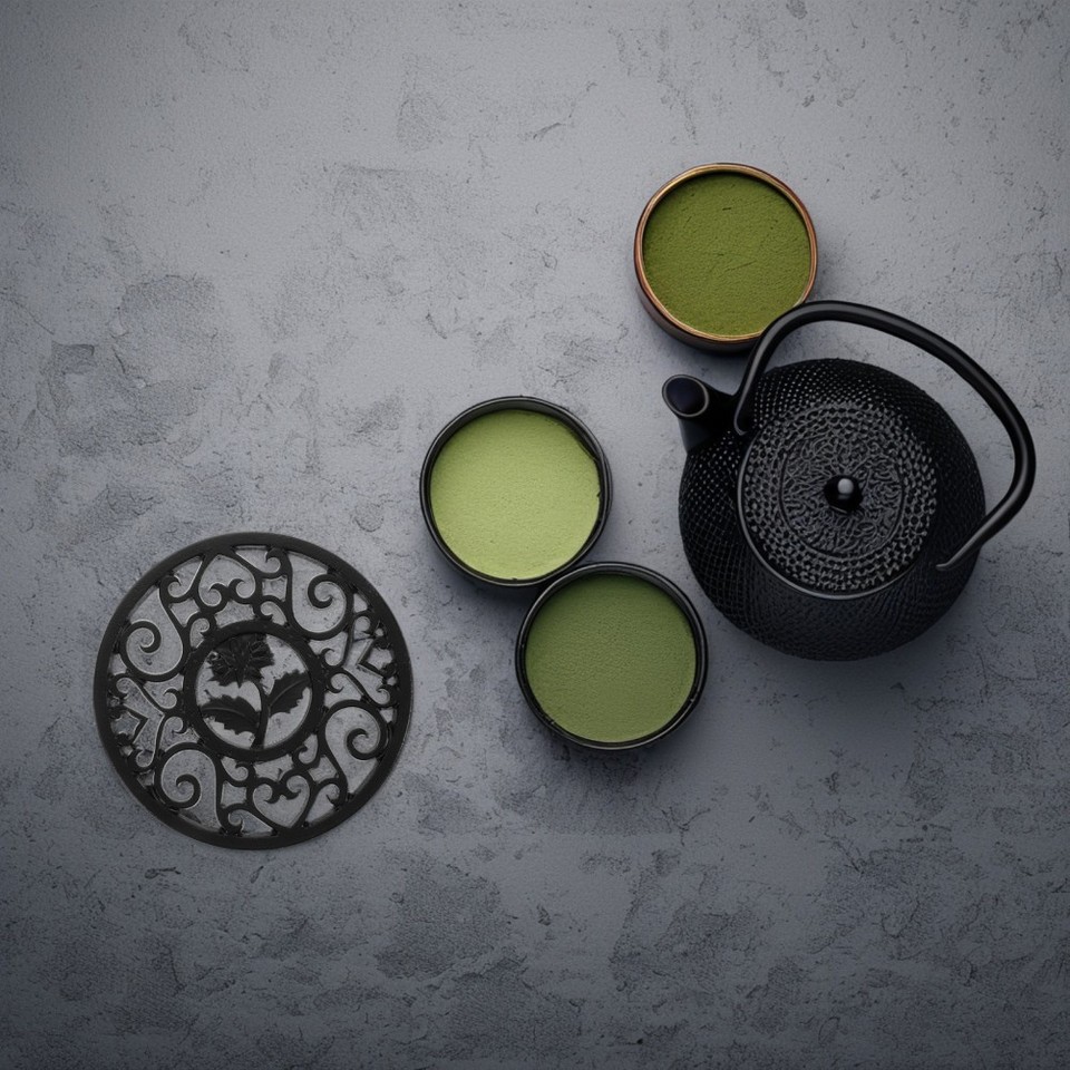 Decorative Cast Iron Pot Mat Heat Insulator Kettle Stand For Household ...