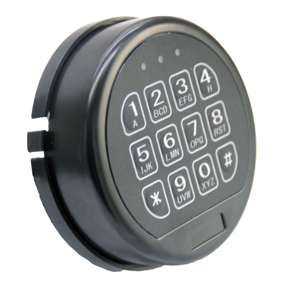 Gun Safe Lock Replacement Black Keypad with Solenoid Safe Electronic ...