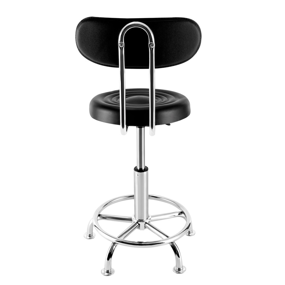 Garage Work Shop Bar Stool Hydraulic Chair with Backrest Height ...