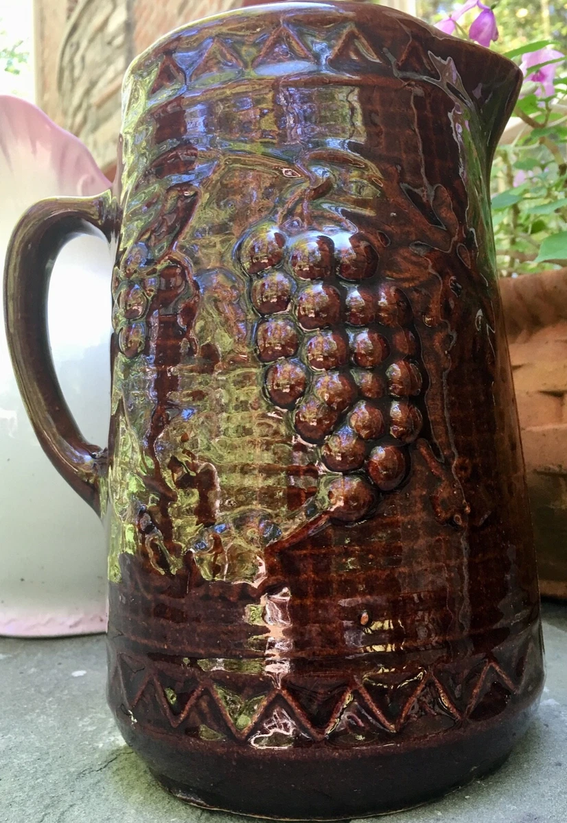 Brown Ceramic Pitcher