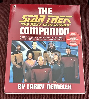The Star Trek, The Next Generation Companion Softcover Book By Larry ...