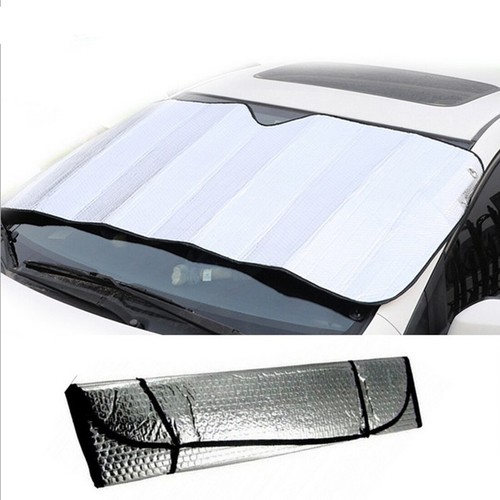 Car Window Sun Shade Silver Folding Front Rear Auto Visor Windshield ...
