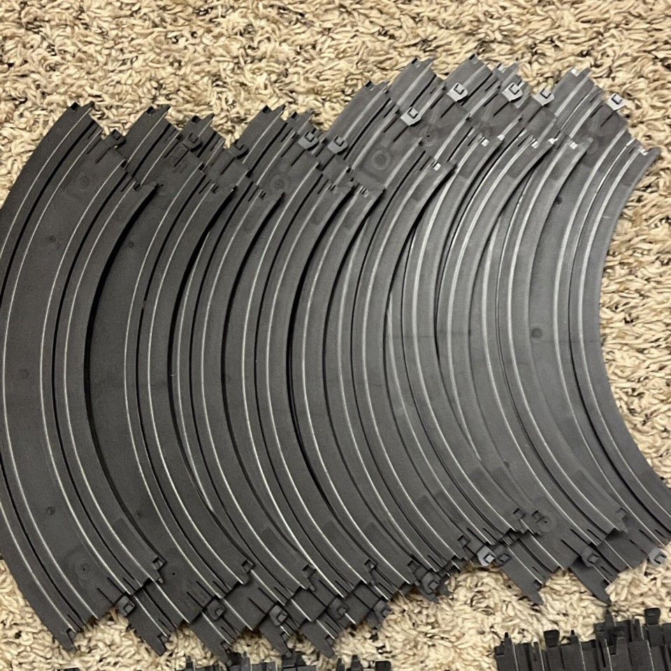 Lot of Vintage TYCO Slot Car Track Rails, Risers, Remotes, Curves ...