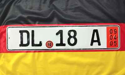 Germany German Export License Plate - Mittelsachsen | eBay