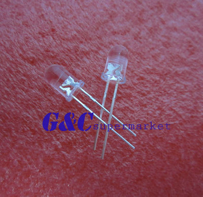 100PCS F5 5mm Warm White Round Superbright LED Light LED lamp NEW | eBay