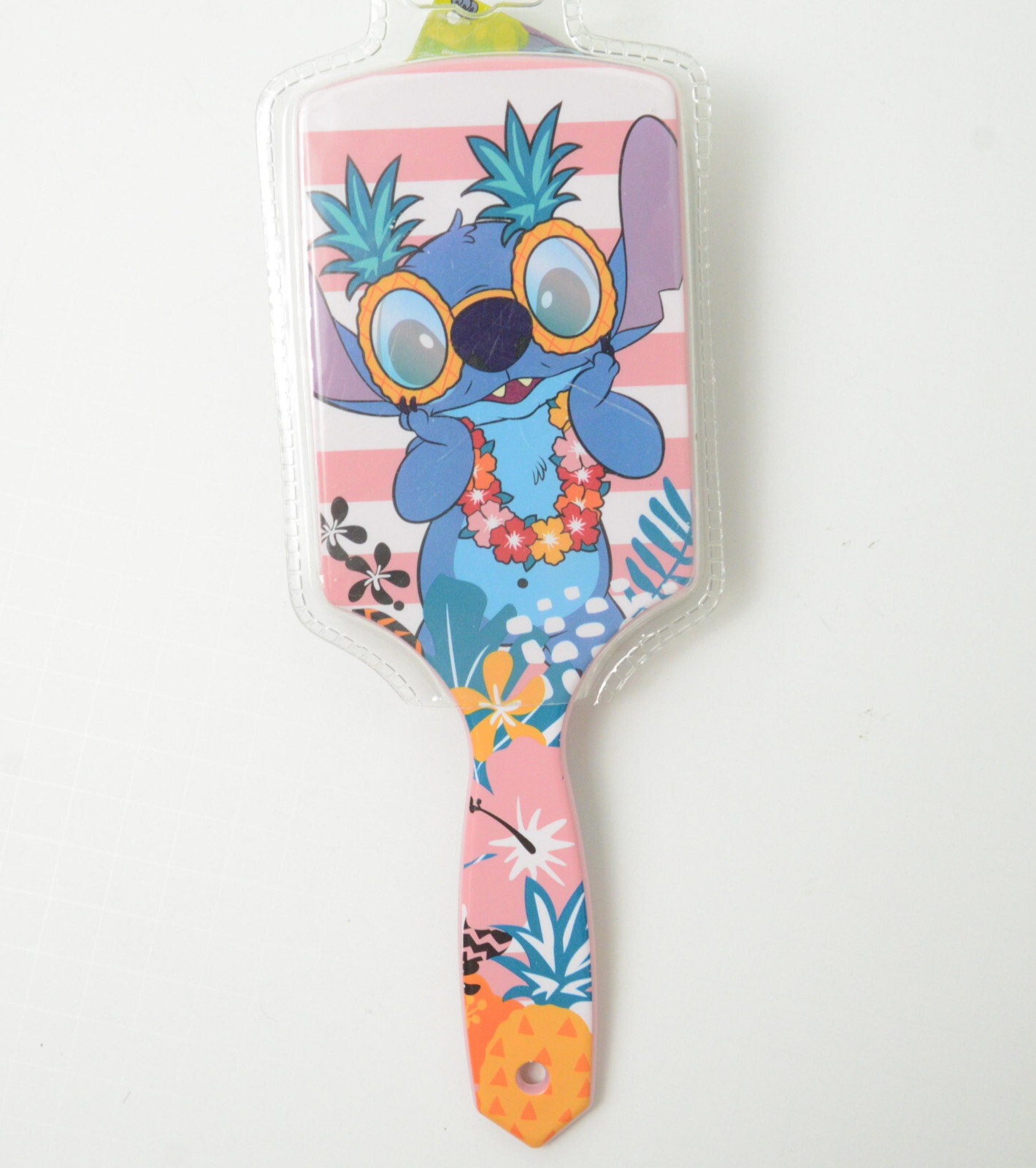 Disney Lilo & Stitch Large Paddle Hair Brush Pink Women Girls Birthday ...