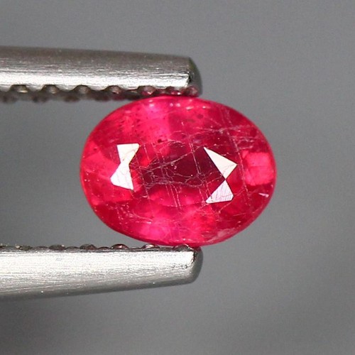 0.53 Cts_Precious Gemstone_Top Color_100 % Natural Mozambique Reddish ...