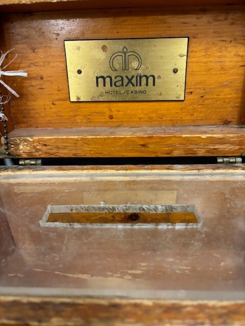 Maxim Hotel Casino Tip Box Las Vegas | eBay