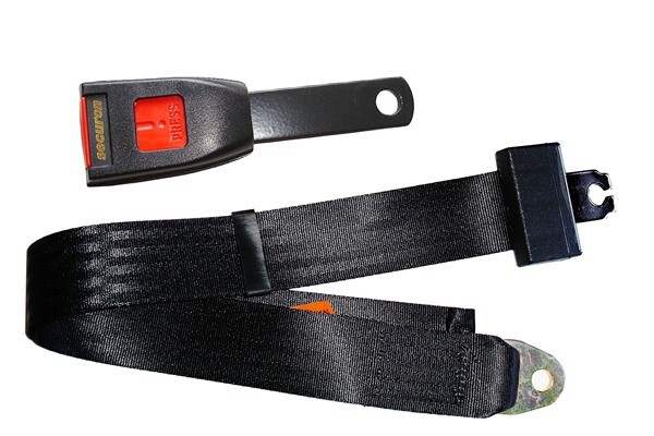Seat Belt - Static Lap - Black SECURON 230/15 | eBay