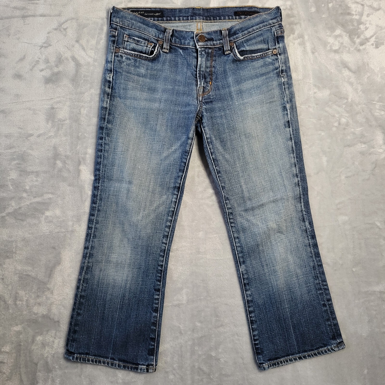 Citizens of Humanity Denim Kelly Stretch Low Rise Crop Jeans Women Size ...