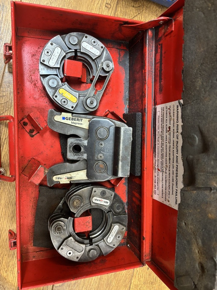 12x Novopress Jaws & collars Geberit Mapress Xpress Press, used | eBay UK