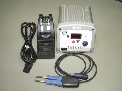 Pace MT-100 desoldering tweezers with ST 50 power source, stand and ...