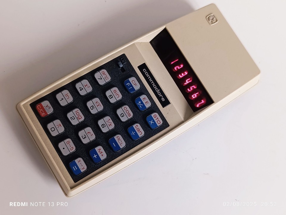 Vintage Calculator 1977 COMMODORE SR7919 Red LED | eBay UK