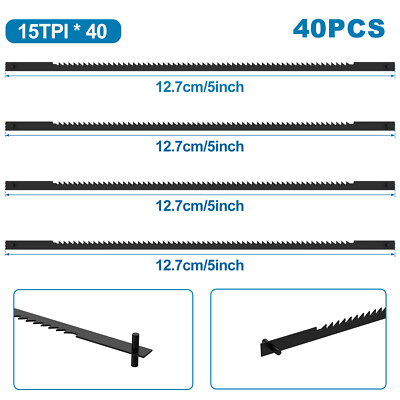 40X Scroll Saw Blade Pin End Set Compatible with 3921 3922 Metal ...
