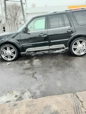 set of 4, 24 inch TIS rims and 6 tires 305/35r24 with 2 extra caps ...