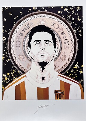 Leo Messi - Art Print - Hand Signed by Artist | eBay