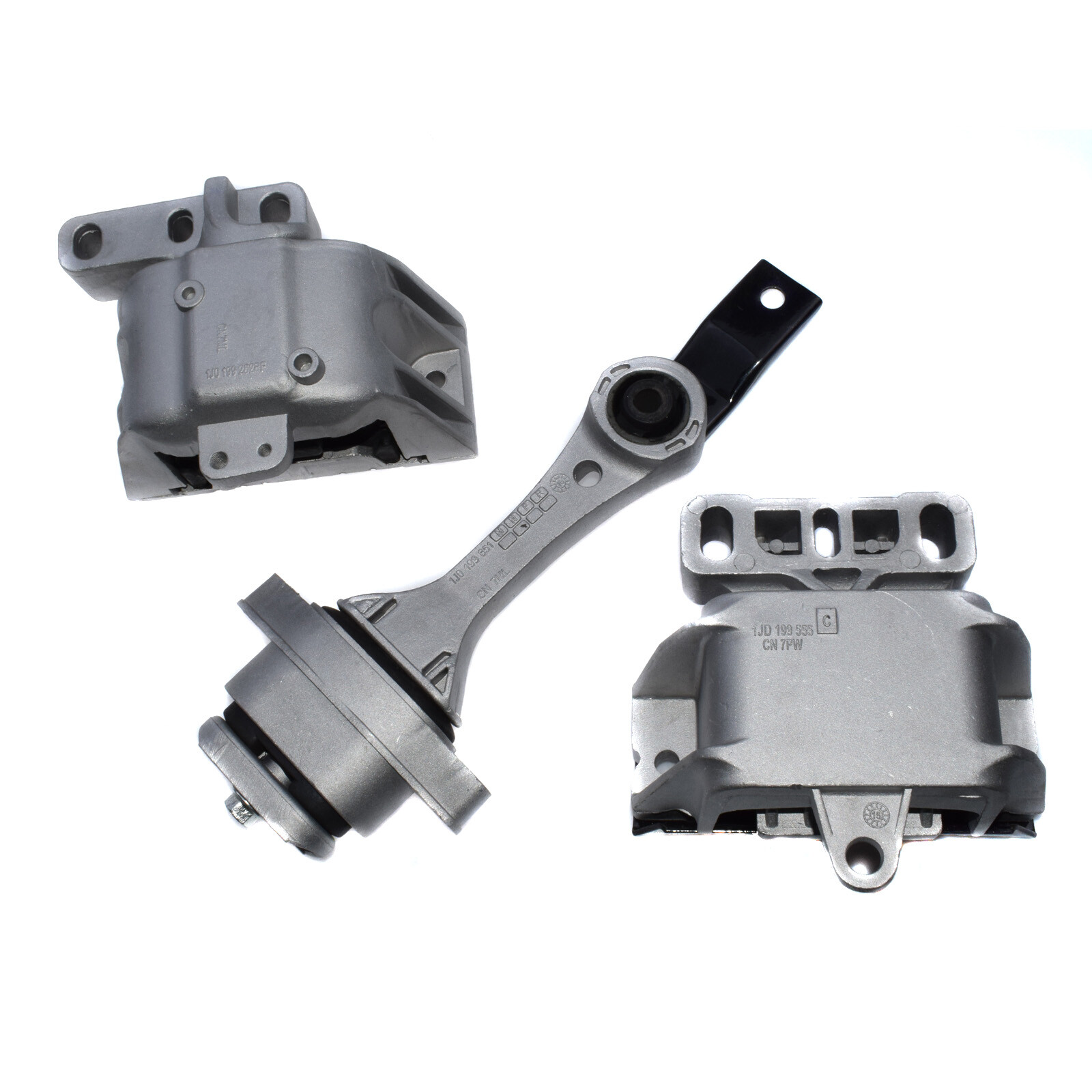 Engine Motor Trans Mount Set KIT 3pcs For 98-06 VW BEETLE, GOLF, JETTA ...