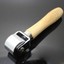 Leather Craft Edge Crease Press Steel Roller Tool Wooden handle Glue ...