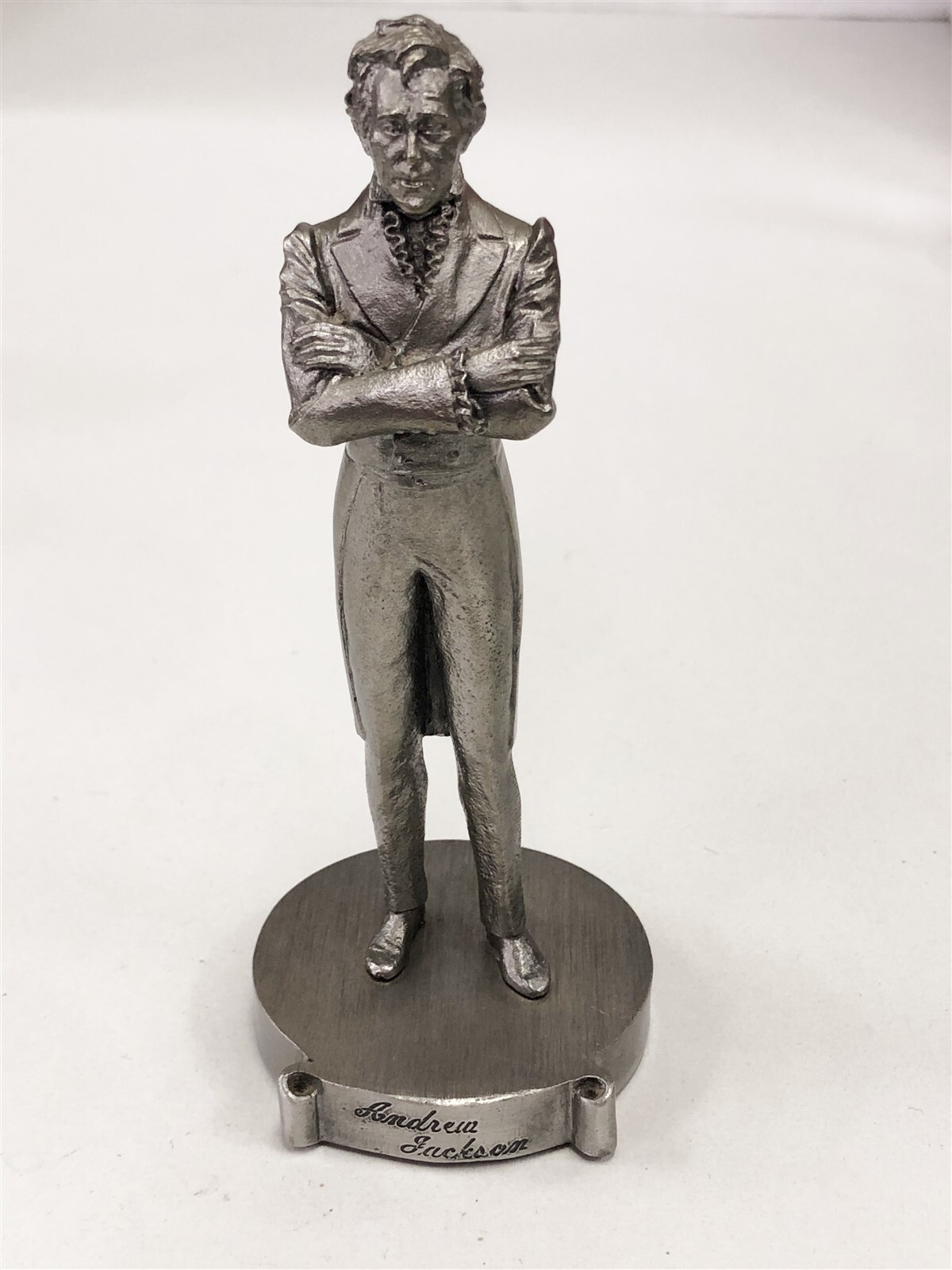 DISNEY WORLD HALL OF PRESIDENTS ANDREW JACKSON 5 INCH PEWTER FIGURE ...