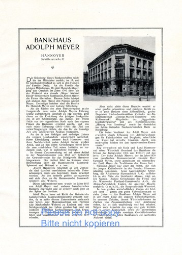 Banking house Meyer Hannover german ad 1922 Germany bank Hanover xc | eBay