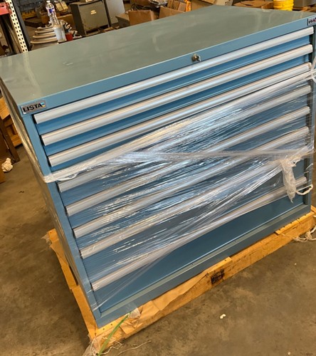 LISTA 8 DRAWER Tool CABINET Made in USA Has Key 47” wide | eBay