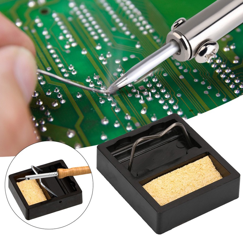 Mini Electric Soldering Iron Stand Holder With Sponge 600 ℃ | eBay ...