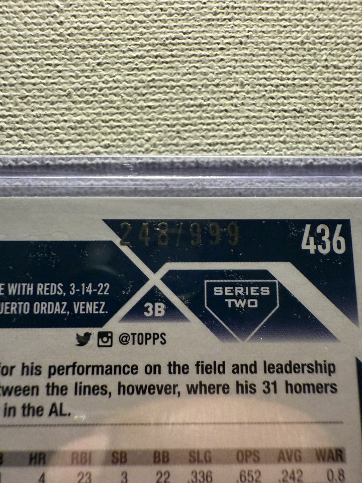 2023 Topps Eugenio Suárez #436 Blue Foilboard /999 Seattle Mariners | eBay