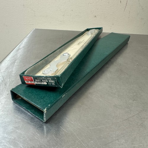 VTG Keuffel & Esser K&E 1375T-1 12" Drafting Machine Scale Ruler w/ Box ...