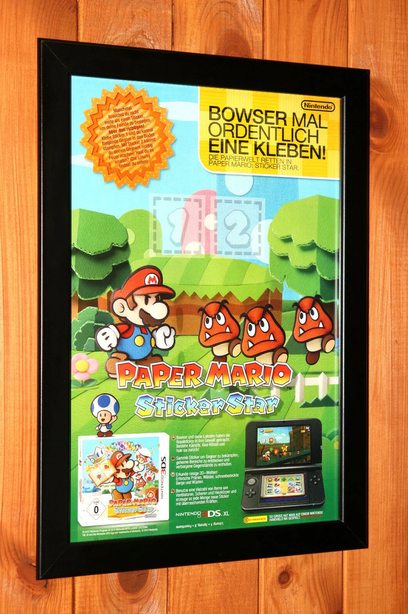Paper Mario Sticker Star Sticker Book Cover
