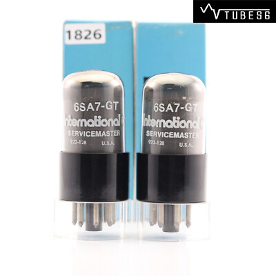 A pairs 6SA7 GT 6A7P TUBES IN ORIGINAL BOX. US International Square ...