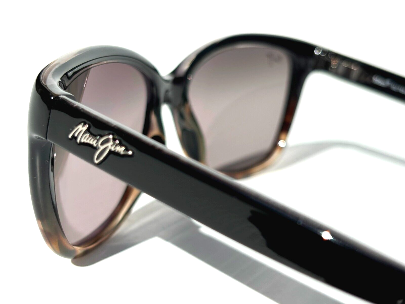 NEW Maui Jim STARFISH Black Tortoise POLARIZED Grey GLASS Sunglass ...