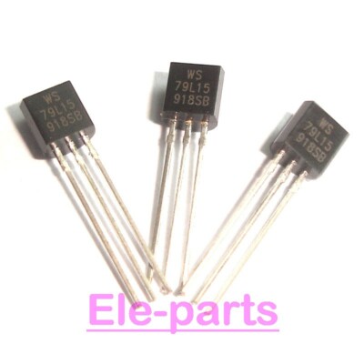 50 PCS L79L15 TO-92 79L15 LM79L15 Negative-Voltage Regulators ...