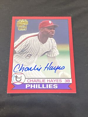 Charlie Hayes 2016 Fan Favorites Red Auto Autograph #28/50 | eBay