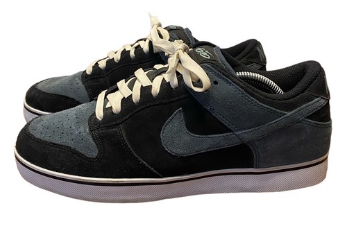 VTG 2011 Nike Dunk SE Men Sz 11 Sneakers Black /blue Suede 407609-020 ...