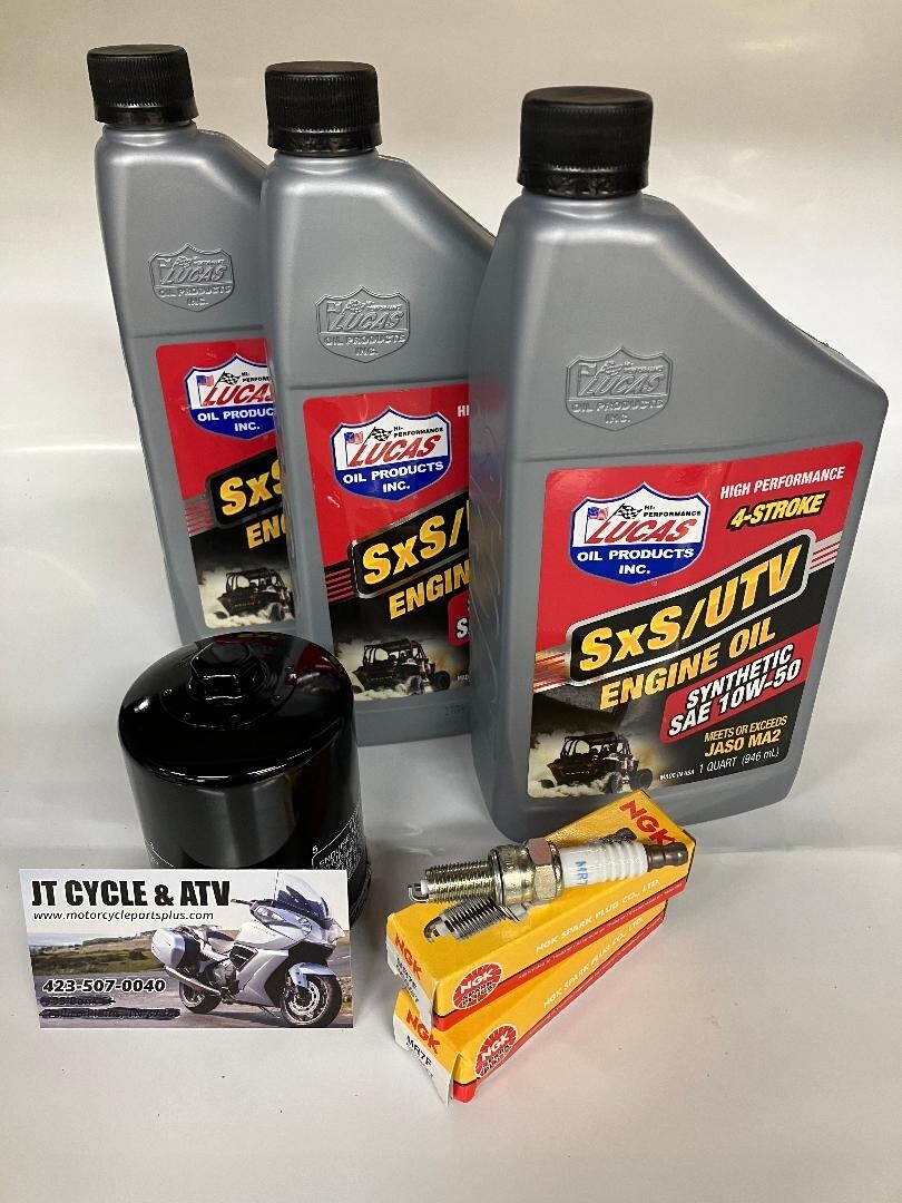 2014-2021 Polaris RZR XP 1000 Lucas NGK Oil Change Filter Tune Up Kit ...