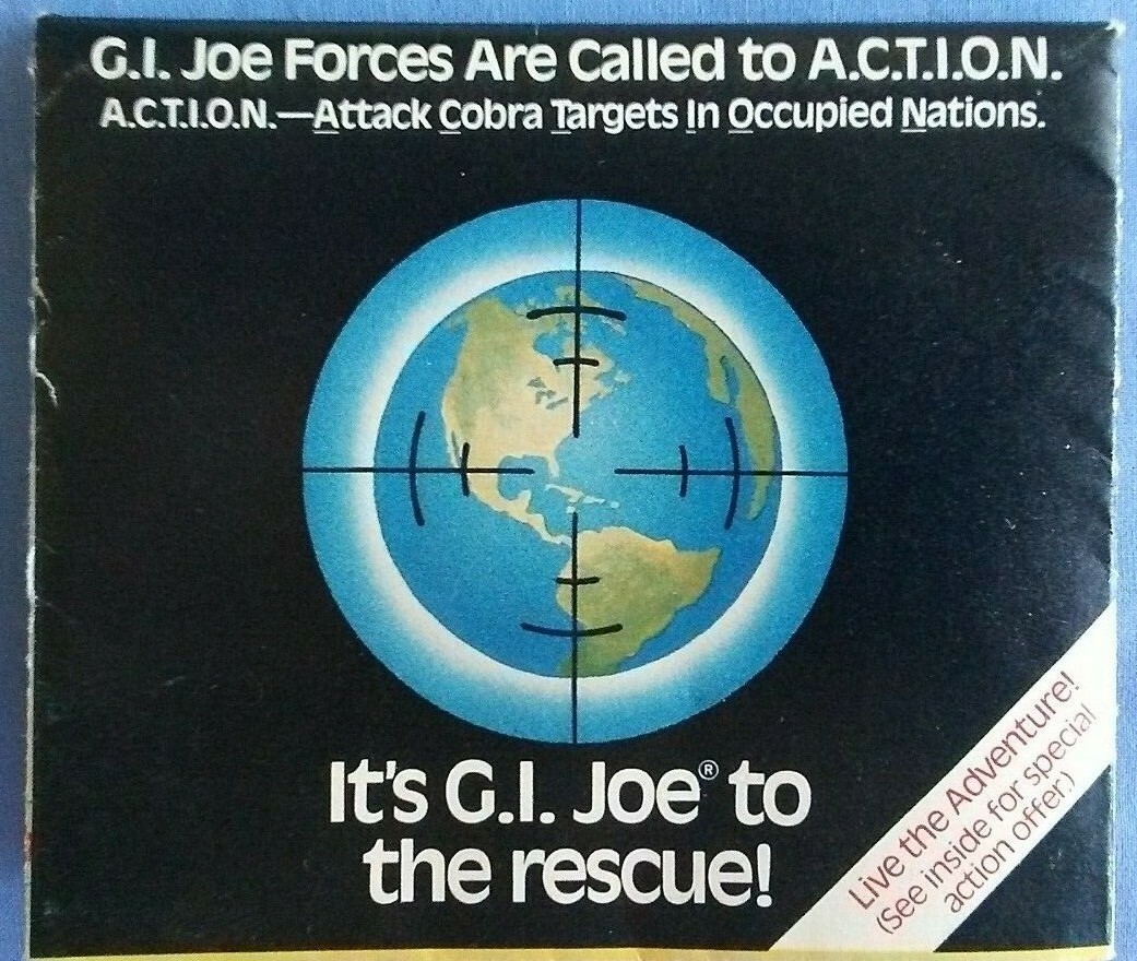 1987 GI Joe To The Rescue OPERATION ACTION ASP, FANG, SKYHAWK, AWE Mail ...