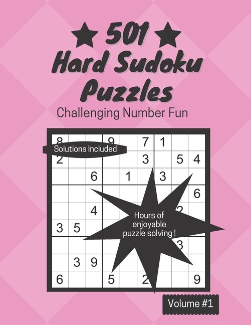 501 Hard Sudoku Puzzles: Challenging Number Fun | eBay