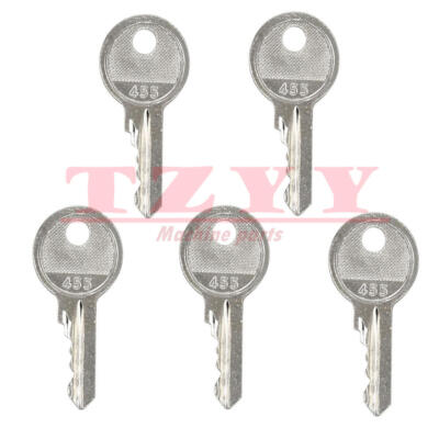 5pc key #455 For Haulotte Manlifts Ignition Keys S104466000 JLG Genie Bobcat | eBay
